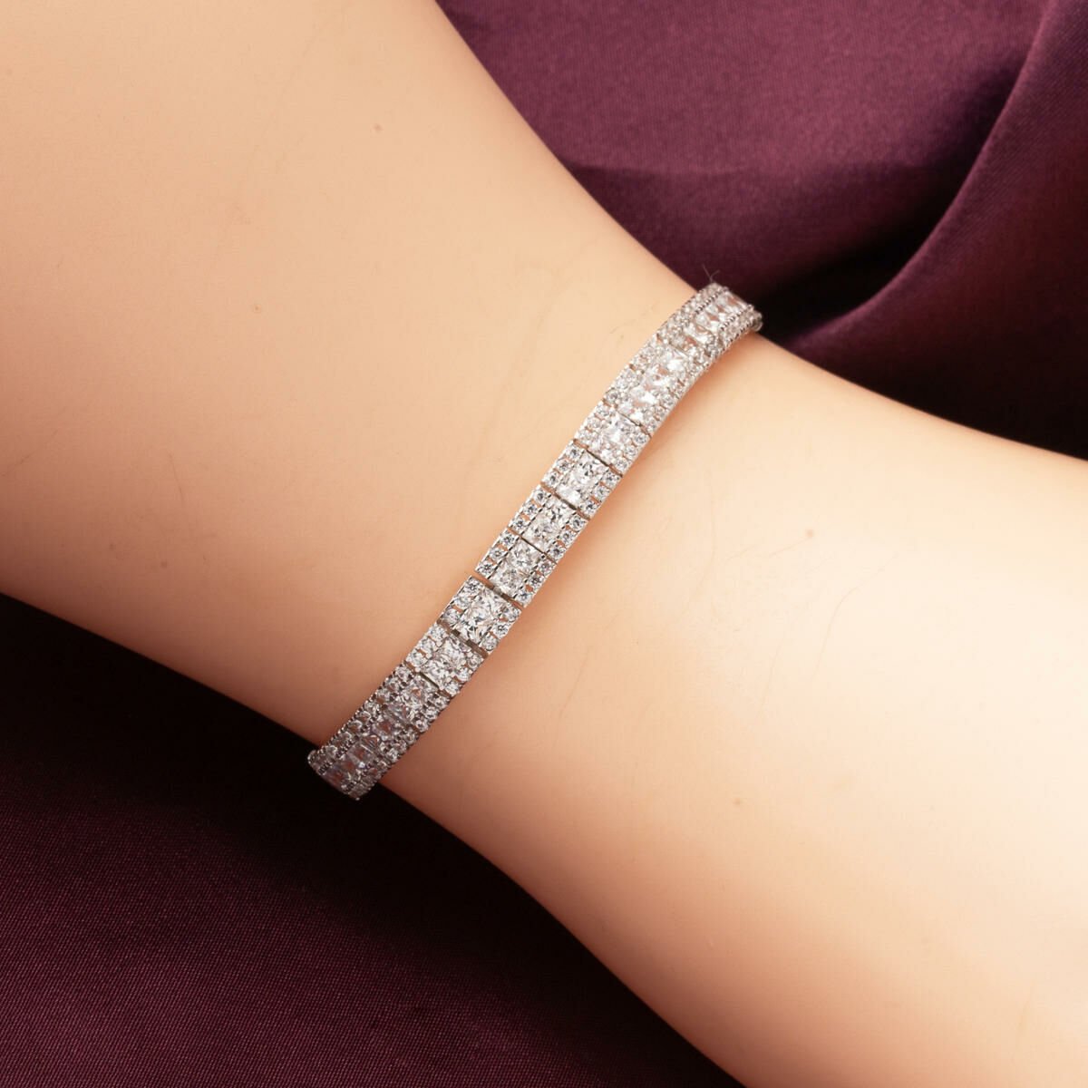 Su Yolu Set Beyaz Altın 14 Ayar ｜ Bilezikci Suyolu Altın Setler