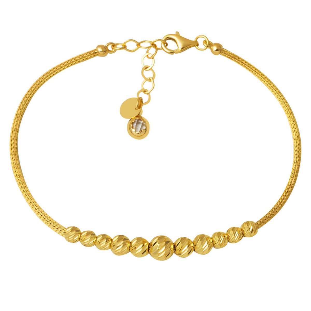 14 Ayar Dorika Toplu Kalze Altın Bileklik ｜ Bilezikci Dorika Toplu Bileklik