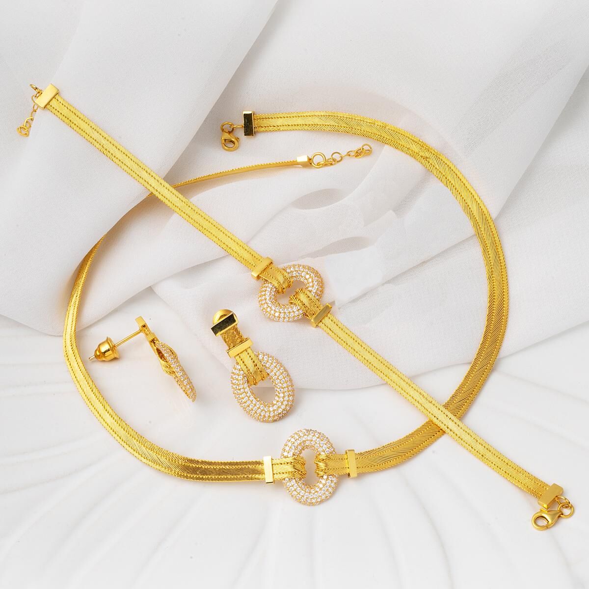 Trabzon Hasır 22 Ayar Altın Takı Seti ｜ Bilezikci 22 Ayar Trabzon ...