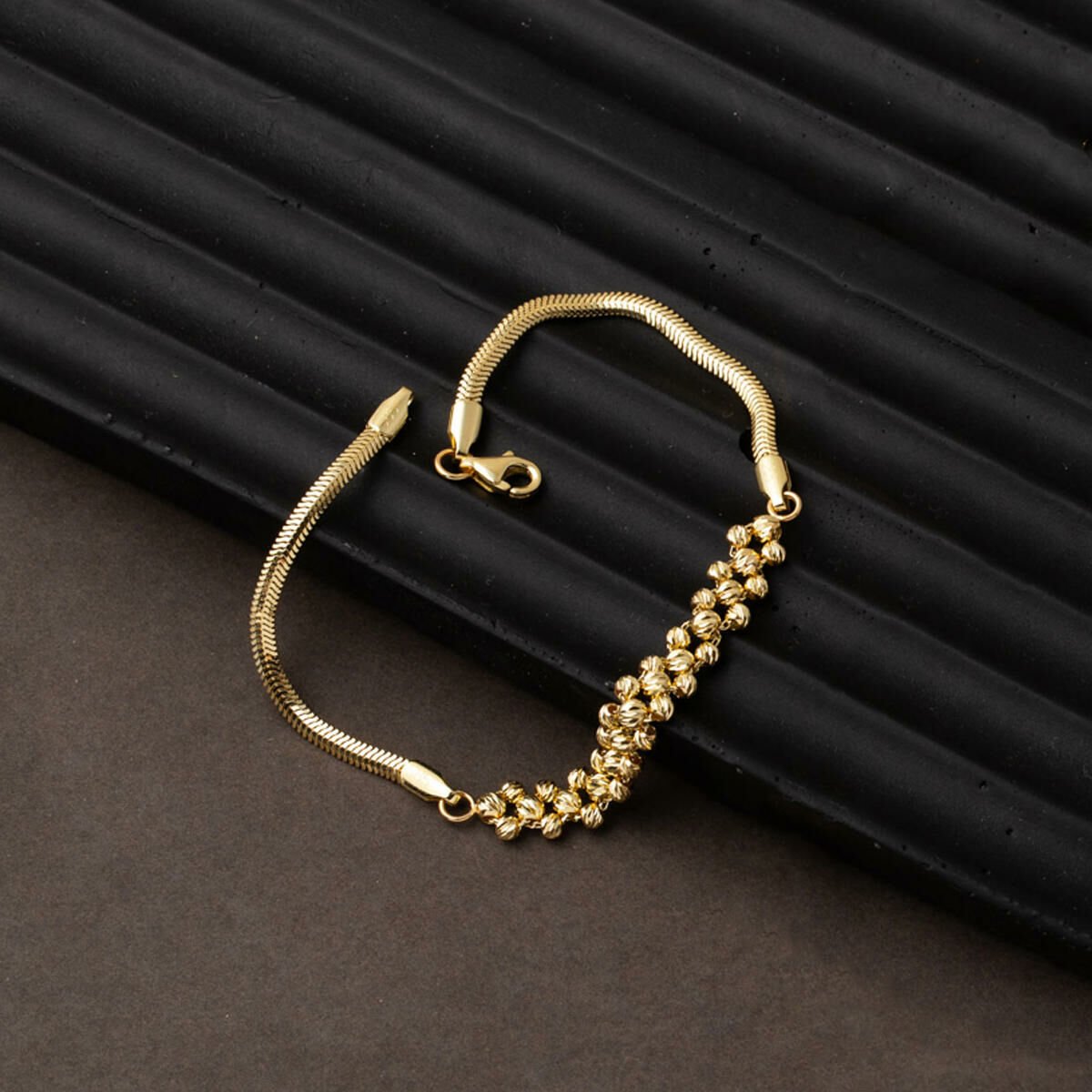 14 Ayar Balık Sırtı Dorika Altın Bileklik ｜ Bilezikci Dorika Toplu Bileklik